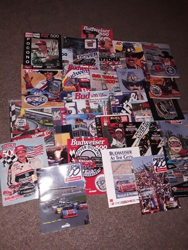 NASCAR Race Programs LOT of 31 1990's Winston Daytona Pocono Earnhardt ...