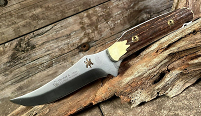 Puma Skinner II Stag Knife w/Sheath/Box Germany No. 118393 9 5/8" OAL ...