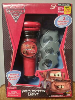 Disney Pixar Cars 2 Projector Light NOS 2011 Imperial Toy HTF | eBay