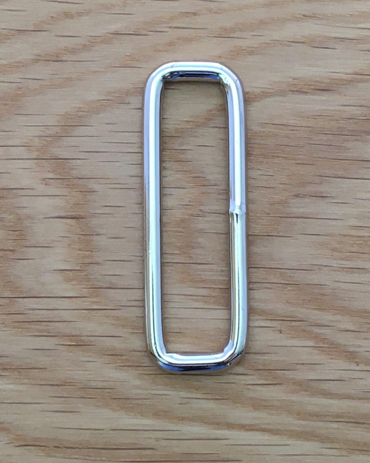 50mm 2" Rectangle Welded Loop Ring Metal Nickel Nickle Handbag Rings ...