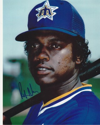 ROD ALLEN SEATTLE MARINERS ACTION SIGNED 8x10 | eBay