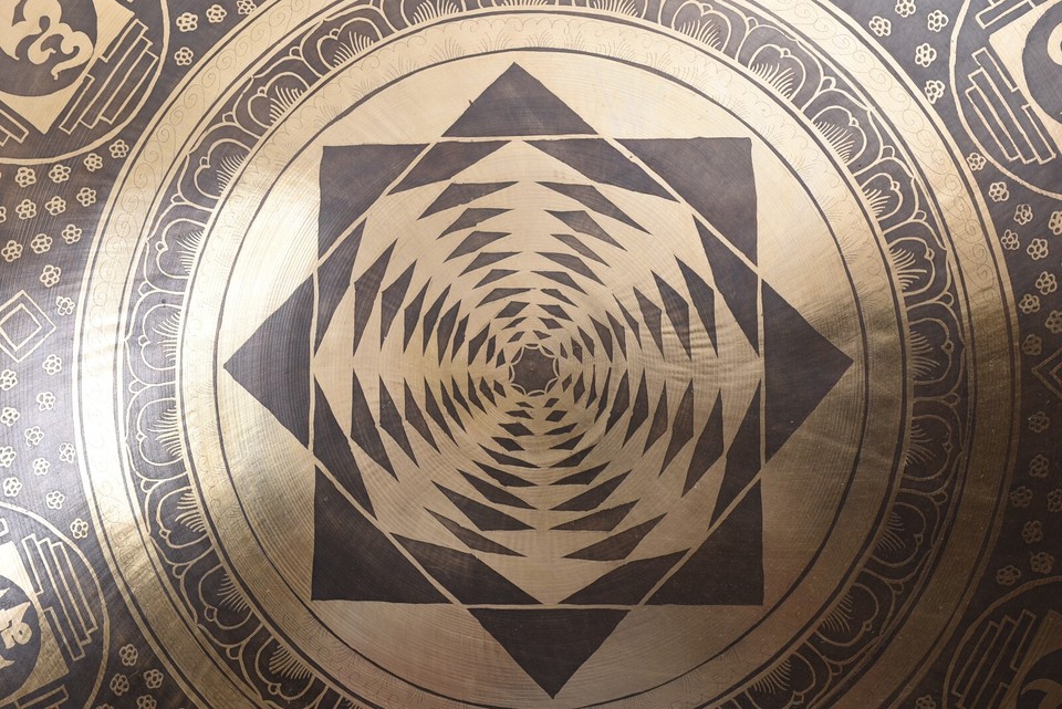 60 CM Handmade Gong-Tibetan Gong-Temple Gong-Sound Healing Gong-Yoga ...