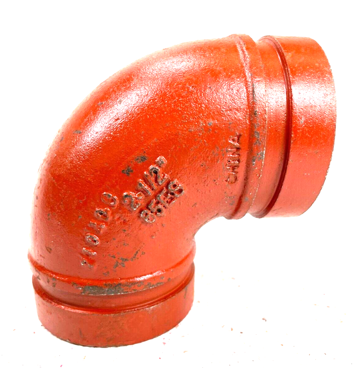 SCI Style 65ES 2-1/2" 90-Degree Elbow Fitting fits Grooved End IPS Pipe ...