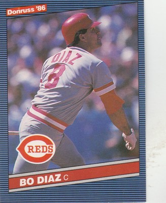 FREE SHIPPING-MINT-1986 Donruss Cincinnati Reds #530 Bo Diaz | eBay