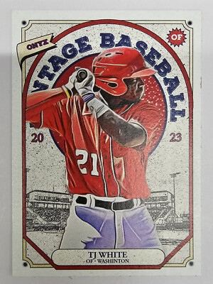 TJ White - 2023 Onyx Vintage Baseball Nationals | eBay