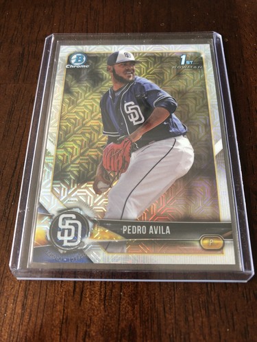 2018 Bowman Chrome Pedro Avila Padres Mojo Refractor | eBay