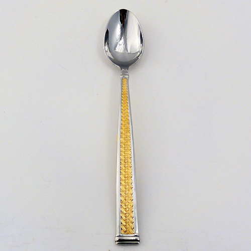 KELLS GOLD by Waterford Stainless 18/10 Iced Tea Spoon 7.8" long NEW ...