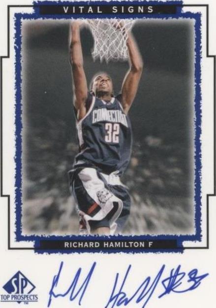 1999 SP Top Prospects - Vital Signs Richard Hamilton #RH (AU, RC) for ...