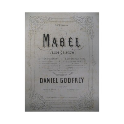 GODFREY Daniel Mabel Chant Piano XIXe | eBay