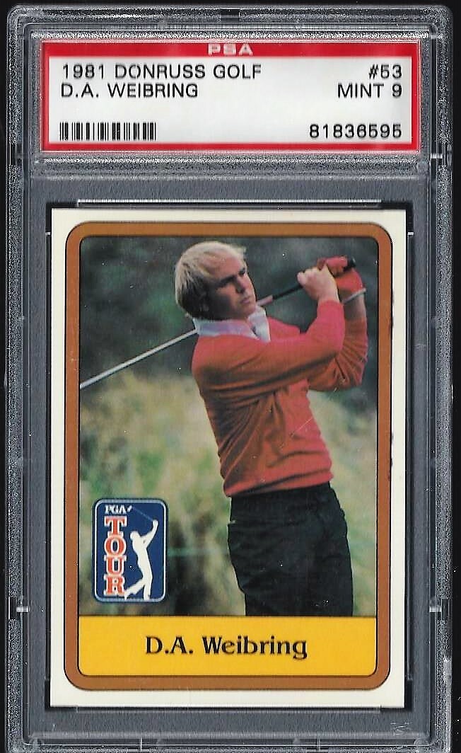 1981 Donruss Golf #53 D.A. Weibring PSA 9 Mint 81836595 | eBay