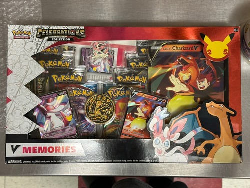 Pokemon TCG Celebrations V Memories Collection Box Gamestop Exclusive ...