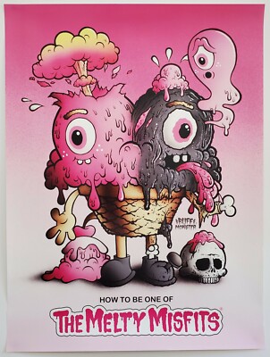 Buff Monster "Melty Misfits" Print 18x24 Poster Graffiti Art Stickers ...