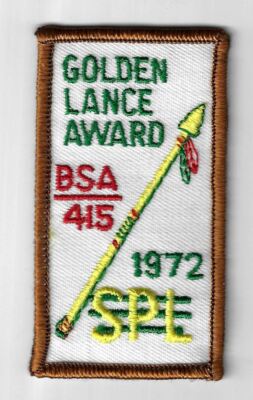 1972 Golden Lance Award BSA 415 SPL BRN Bdr. [Q-2097] | eBay