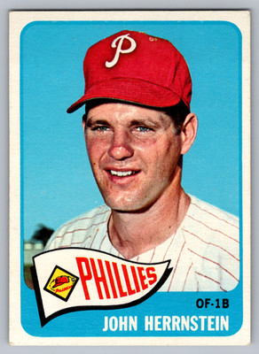 1965 TOPPS #534 JOHN HERRNSTEIN PHILLIES | eBay