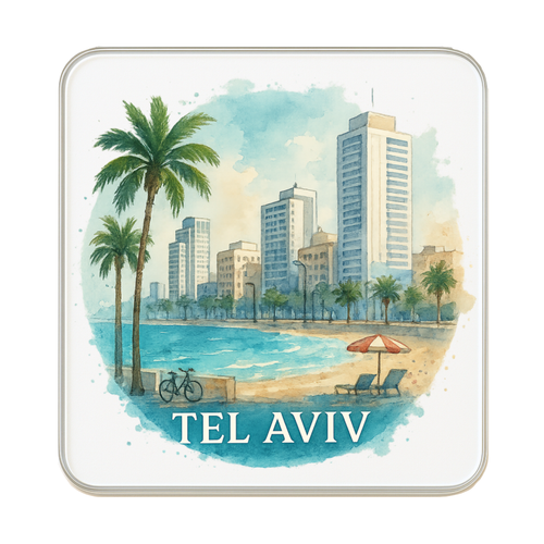Tel Aviv, Israel Fridge Magnet: Cute Handmade Travel Souvenir Gift | eBay