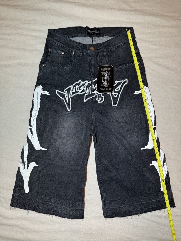 Visionary Club Phantom Grey "Graffiti Blitz" Men's Sm Long Straight ...