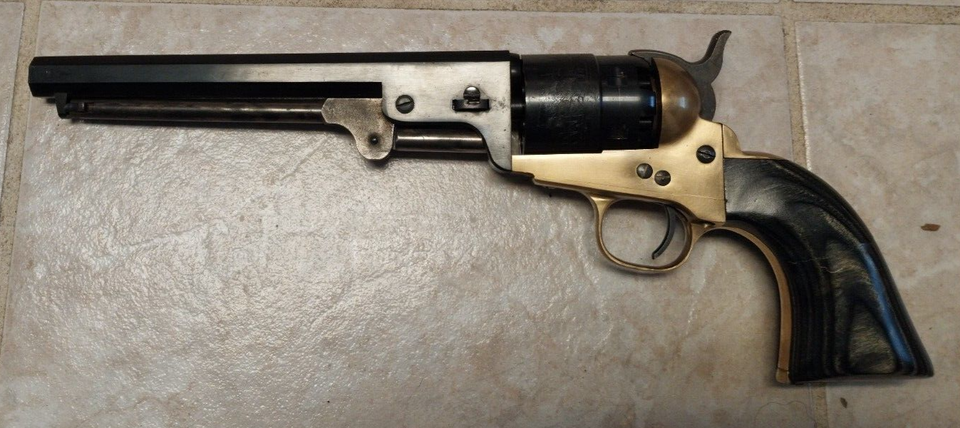 CVA A.S.M. ASM .44 Caliber Black Powder Muzzleloader Revolver Pistol ...