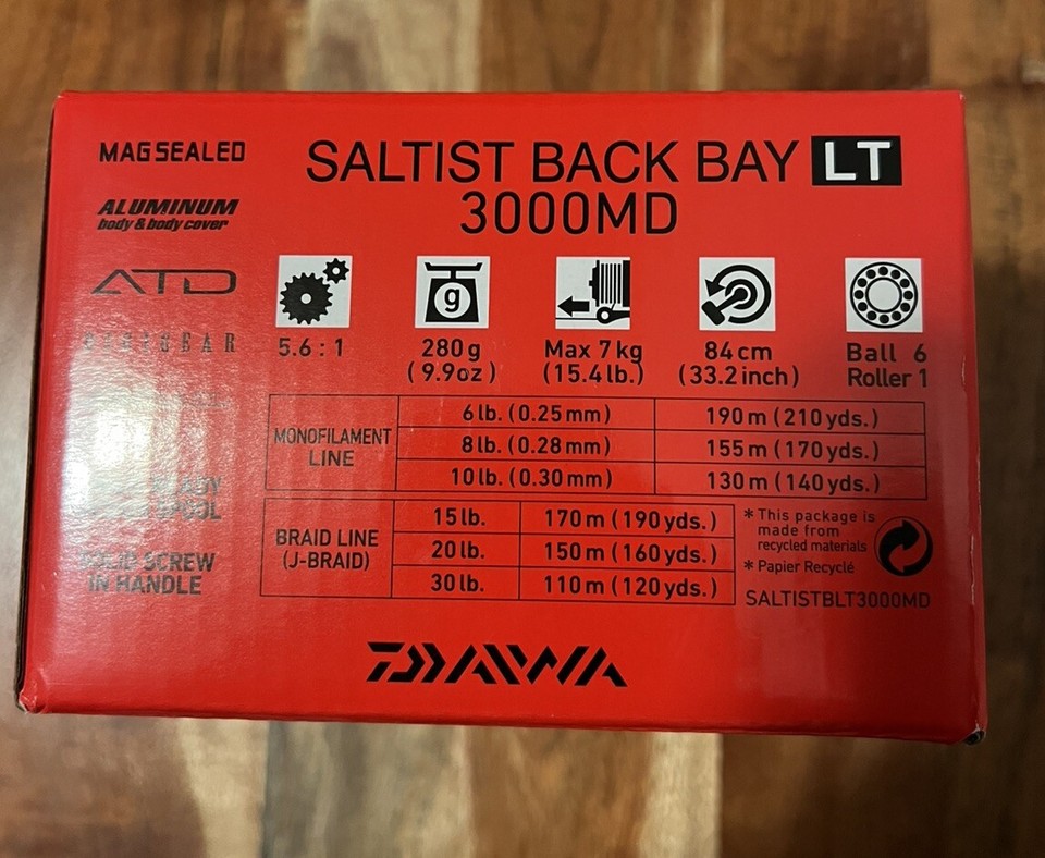 Brand New Daiwa Saltist Back Bay LT 3000MD Spinning Reel - STTBB3000LT 43178145036 | eBay