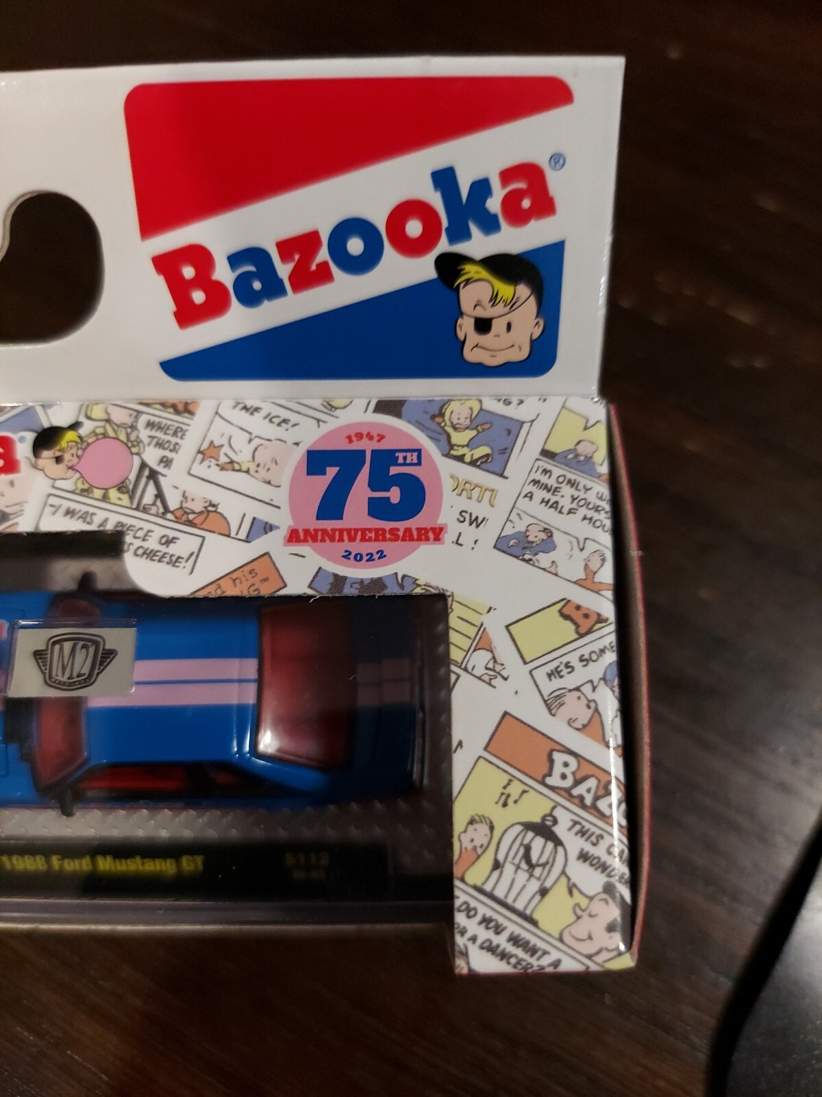 BRAND NEW M2 Machines BAZOOKA BUBBLE GUM - 1988 Ford Mustang GT~ FOX ...