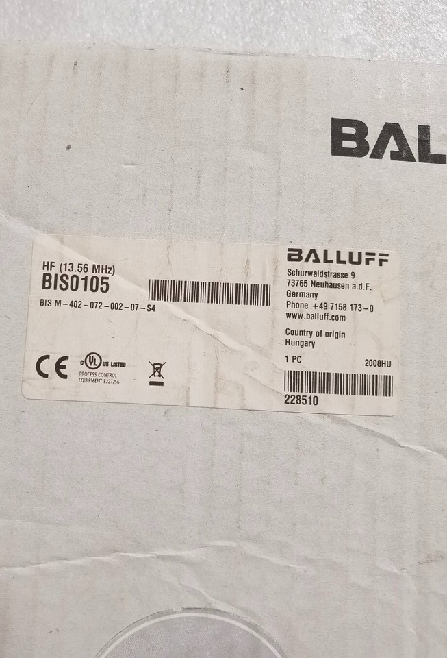 1pcs New Original BALLUFF BIS0105 BIS M-402-072-002-07-S4 in box | eBay