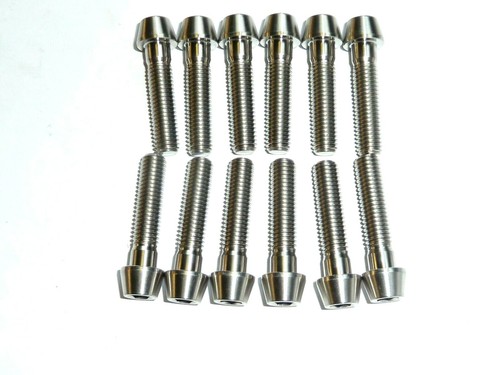 M8 35 LONG TAPER SOCKET CAP HEAD TITANIUM Ti GR5 RACE SPEC BOLTS ALLEN ...