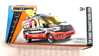 Matchbox Power Grabs Box (2016) '14 FORD TRANSIT NEWS VAN 2/125 | eBay