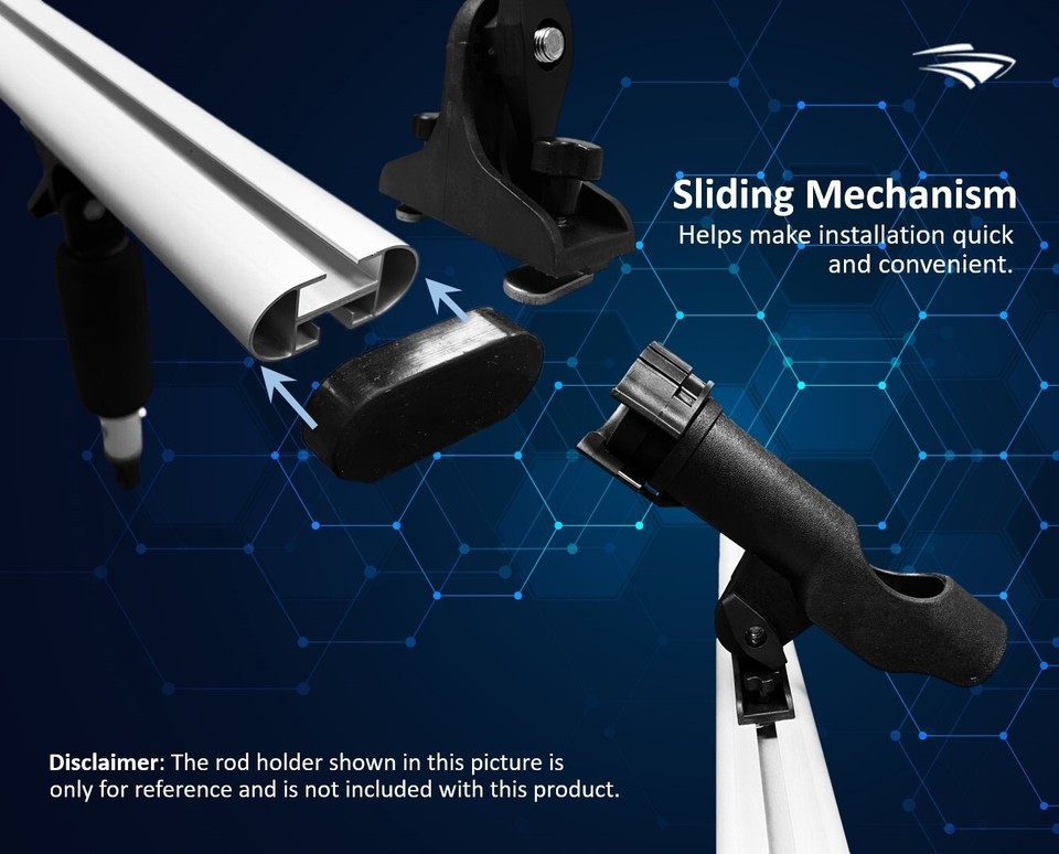 Pactrade Marine Trolling Motor Rack Fishing Kayak Trolling Motor Mount ...