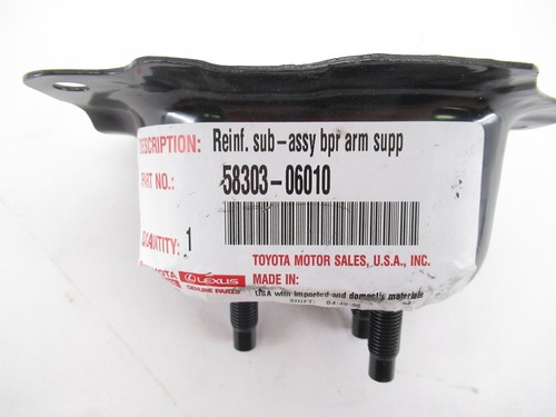 Genuine OEM Toyota 58303-06010 Passenger Rear Bumper Bracket 2012-2014 ...