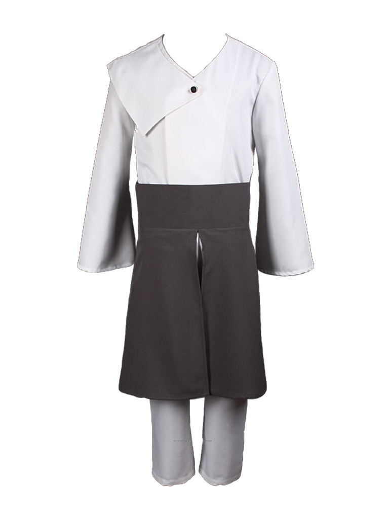 Halloween Cosplay Costume Ninja Hyuga Neji Outfit With Headdress V2 US ...