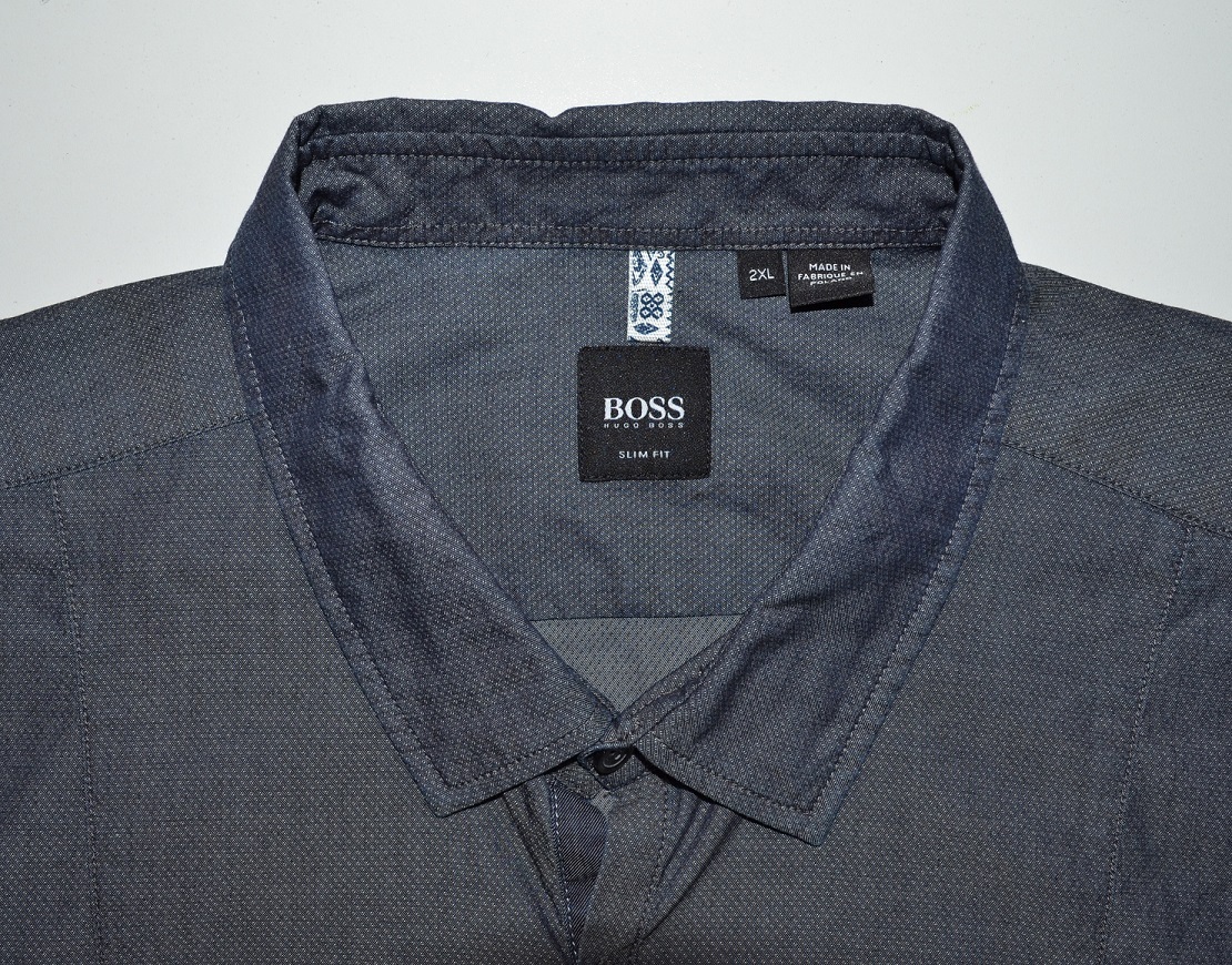 NWT Hugo Boss Black Label By Hugo Boss Slim Fit Denim Sport Shirt | eBay