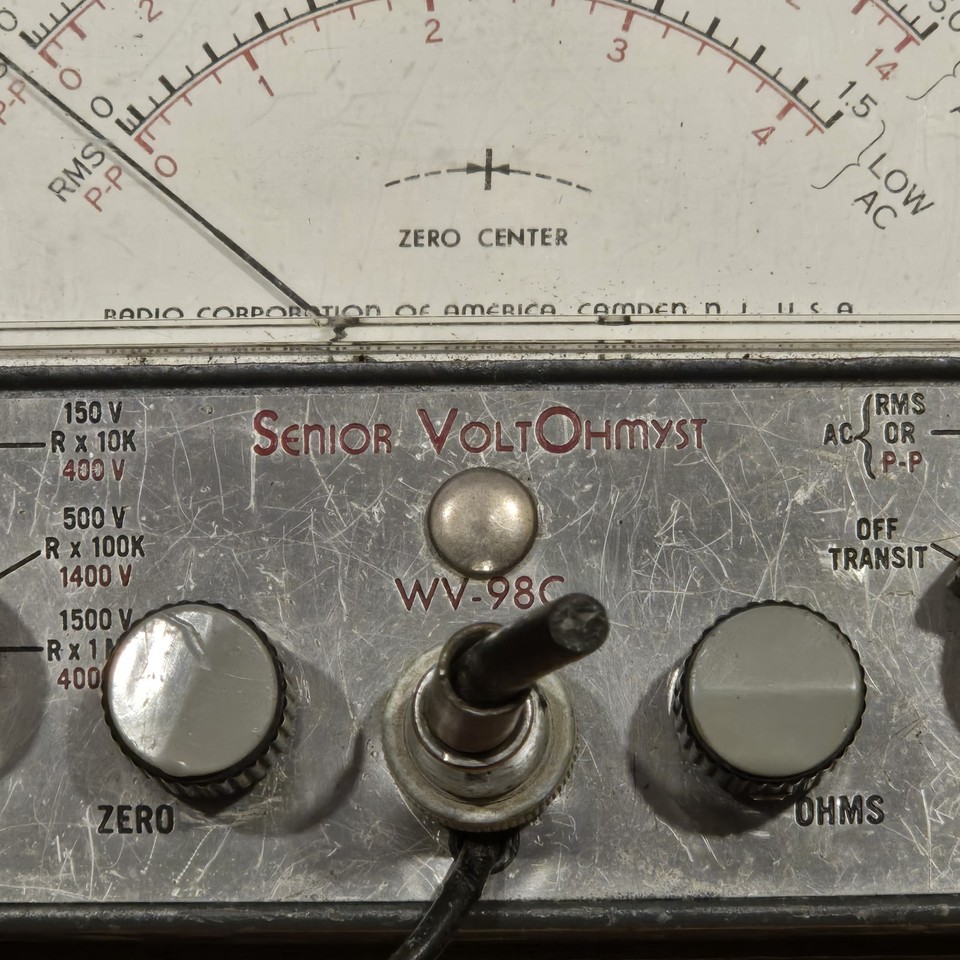 RCA Senior Voltohmyst Voltmeter Type WV-98c 1964 | eBay