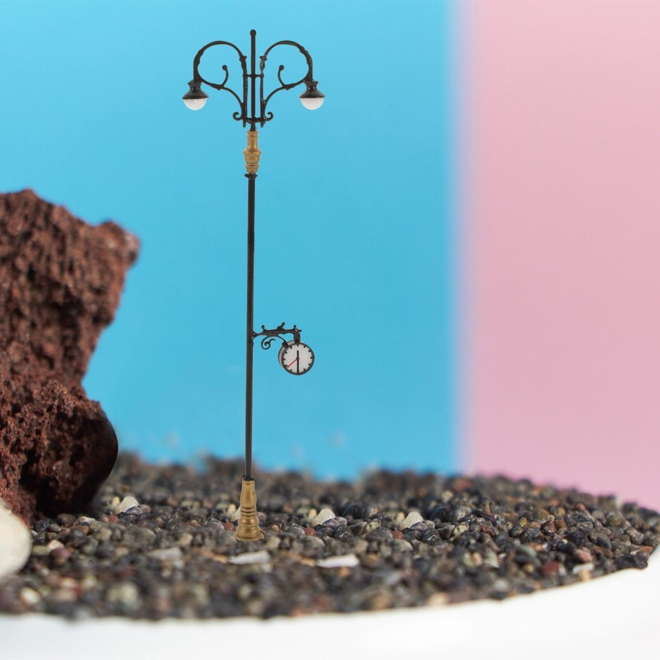 Mini Street Lights Miniature Buildings Model Architectural Simulation ...