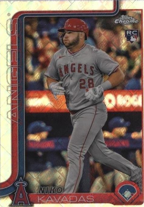2025 Topps Chrome - Niko Kavadas #20 Topps Refractor (RC) for sale ...