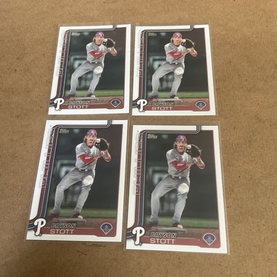 2025 Topps Series 1 Bryson Scott 4 Card Lot | eBay