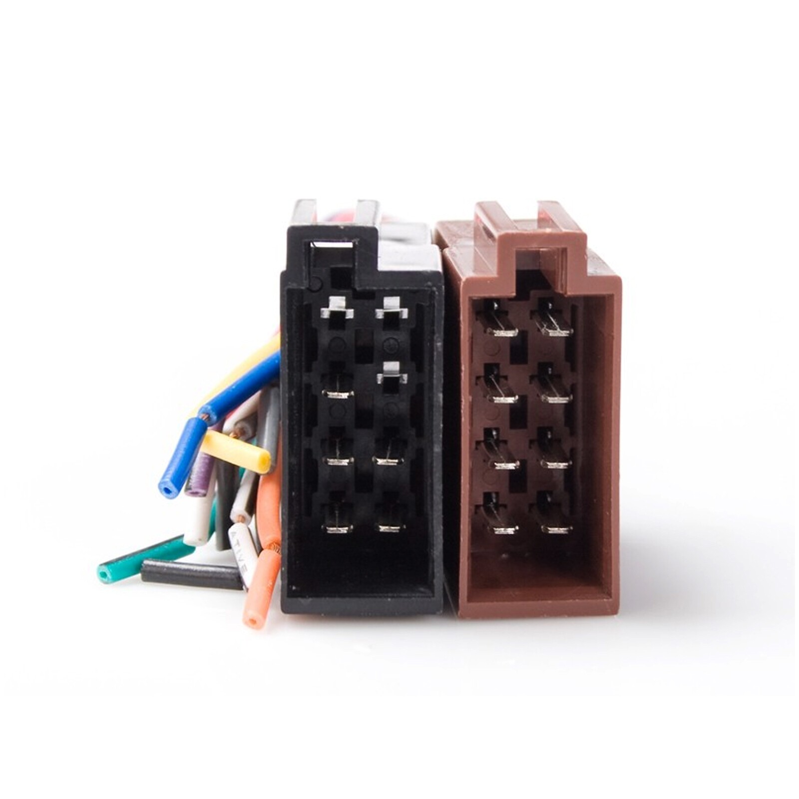 Adapter cable universal car radio ISO socket voltage + 4 speakers | eBay