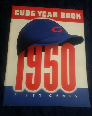 1950 Chicago Cubs Yearbook near mint - mint (see scan) | eBay
