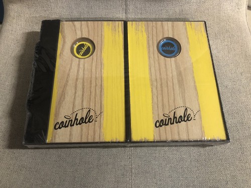 Coinhole Tabletop Coin-Bouncing Tailgate Game Hasbro Gaming Cornhole ...