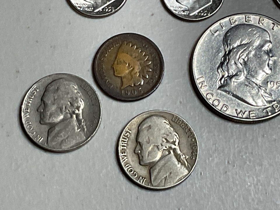 Old vintage Coin Sale/Mixed coin Lot/ SILVER/RARE COINS, very gradable ...
