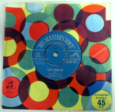 NELSON KEENE 45 Keep Loving Me / Teenage Troubles VG++ UK rock pop Mc ...