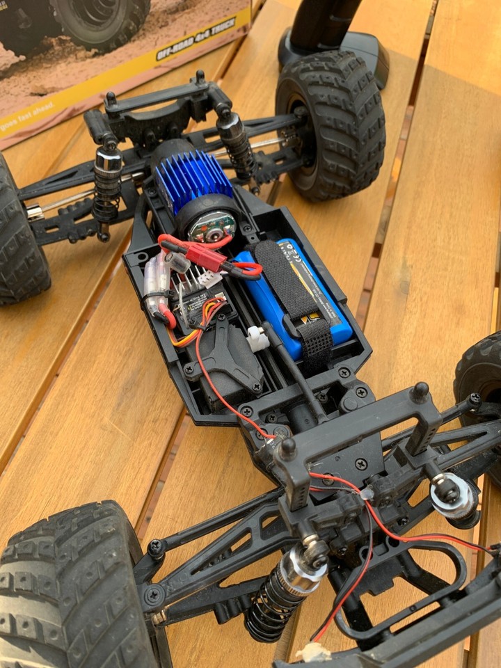 HAIBOXING 1:12 Scale RC Cars 903 RC Monster Truck, 38 km/h, USED, FAIR ...