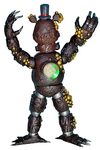 FNAF ANIMATRONIC TWISTED FREDDY FAZBEAR action figure 8" Five Nights at ...