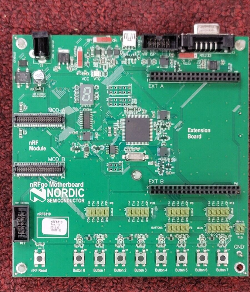 Lot of Nordic nRF Go WIFI Development kit Circuit Board Keyboard ...