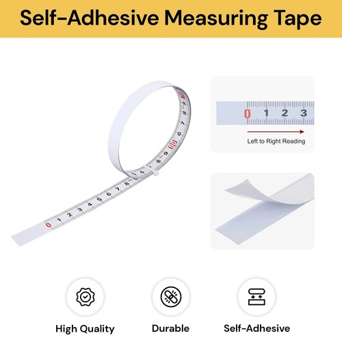 NEW Self Adhesive Metric Rule Measure Tape Sewing Machine Scale Ruler ...