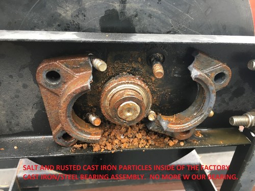 STAINLESS SS WESTERN SALT SPREADER BEARING 68662 SnowEx Snow Dogg D6512 ...