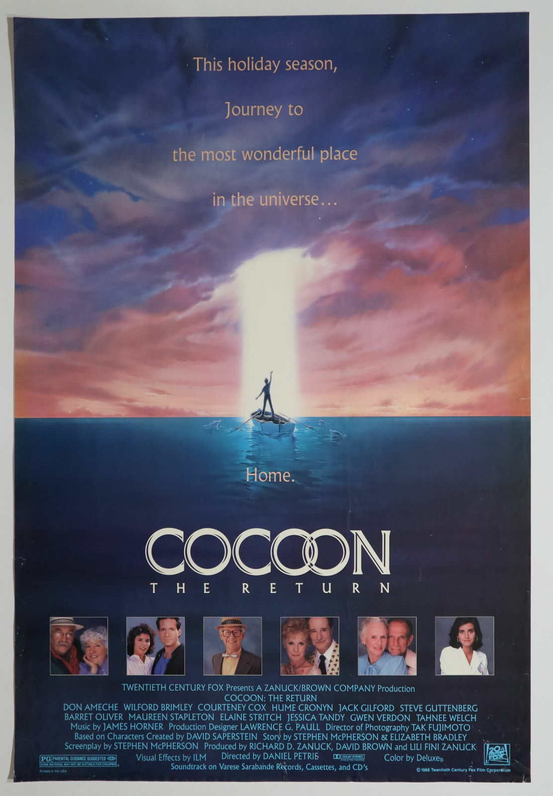 Cocoon the Return 27x40 original single sided one sheet movie poster ...