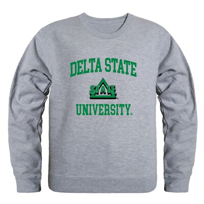 Delta State University Statesmen DESU Seal Crewneck Sweatshirt Sweater ...
