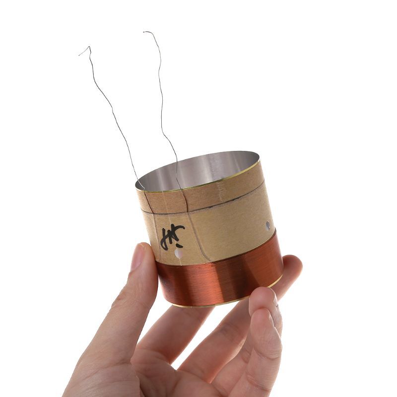 2pcs Durability Bass Coils White Aluminum Belt Sound Hole Skeleton ...