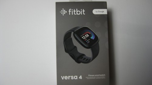 Brand New opened box Fitbit Versa 4 Fitness Smartwatch - Black | eBay