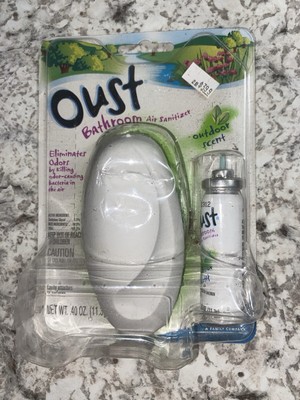 Vintage - OUST BATHROOM AIR SANITIZER - OUTDOOR SCENT S.C JOHNSON BRAND ...