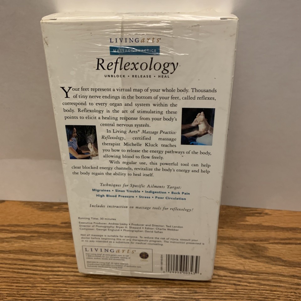 Reflexology Massage Practice Gaiam VHS | eBay